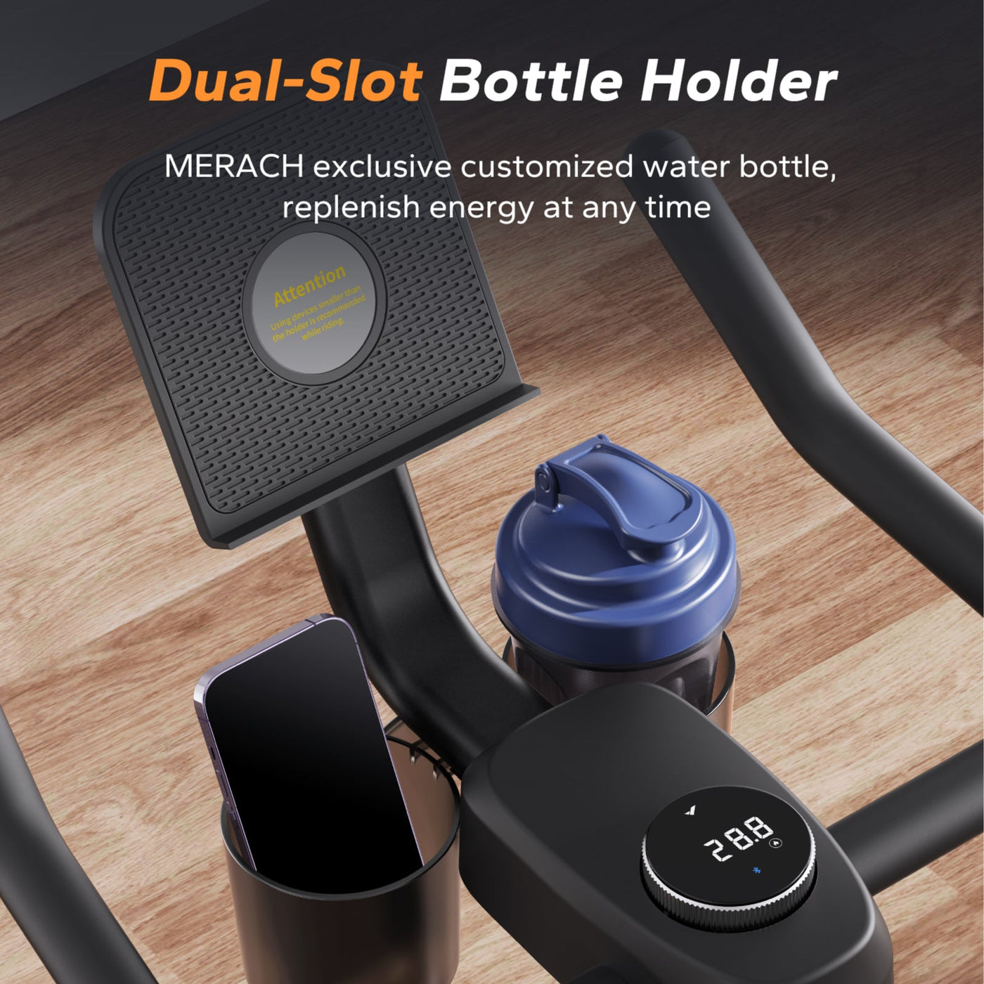 Magnetic Exercise Bike for Home | Quiet Stationary & Spin Bike | MERACH CA