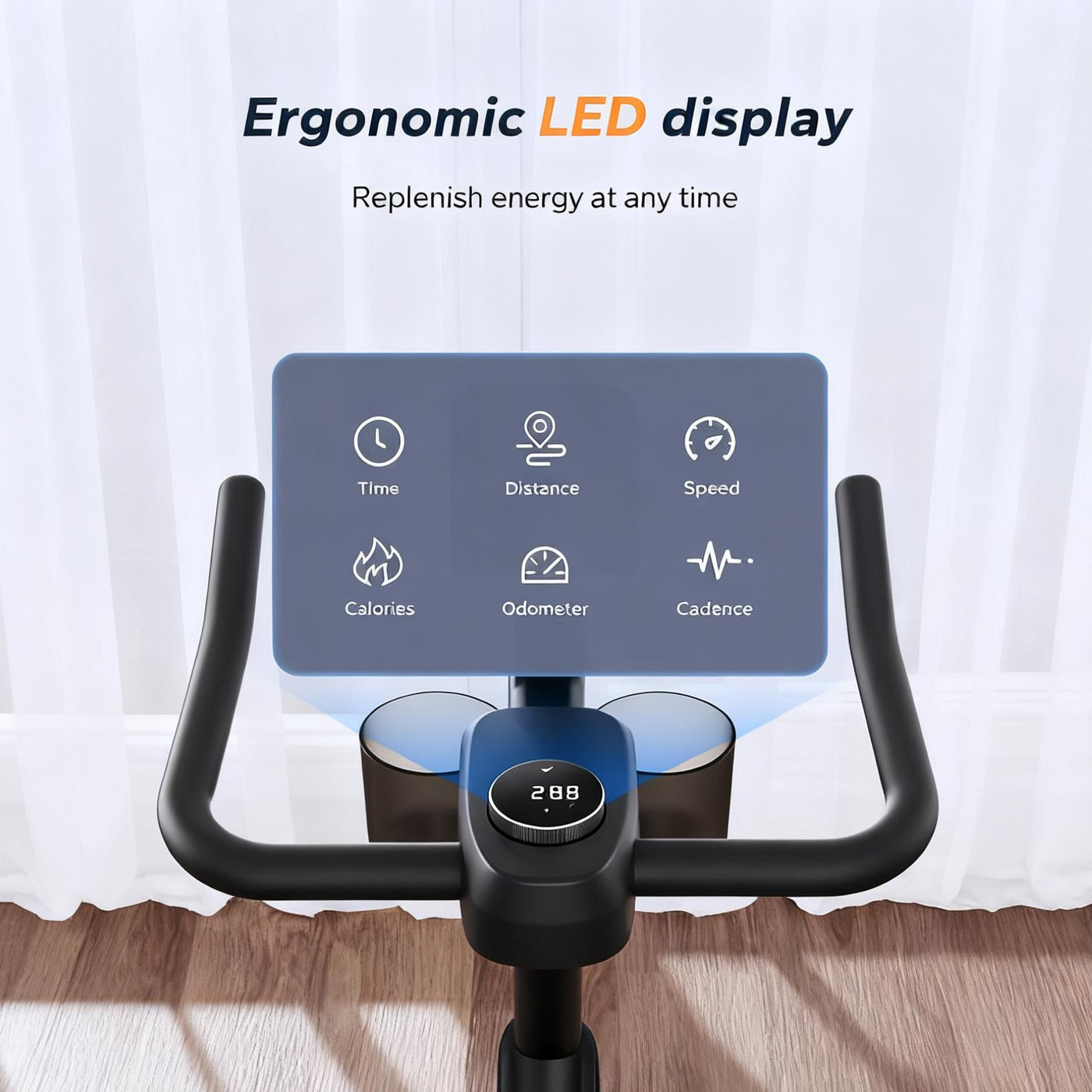 Magnetic Exercise Bike for Home | Quiet Stationary & Spin Bike | MERACH CA